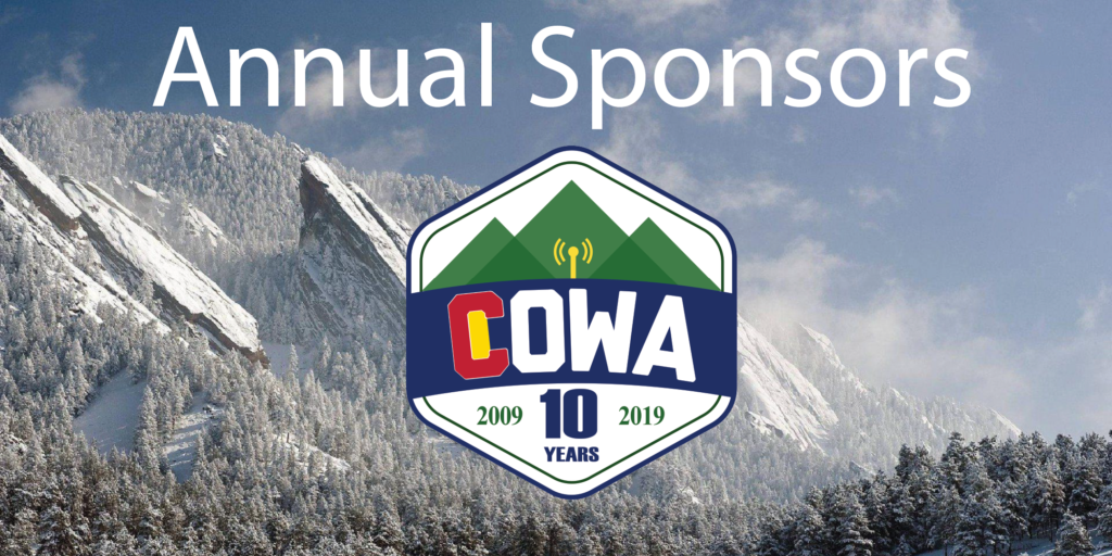 COWA Annual Sponsors 2020 - Colorado Wireless Association